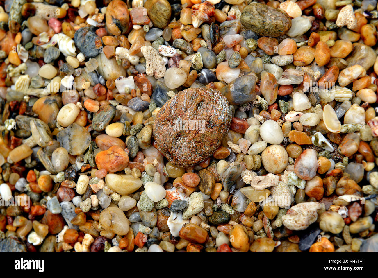Wet colorful stones hi-res stock photography and images - Alamy