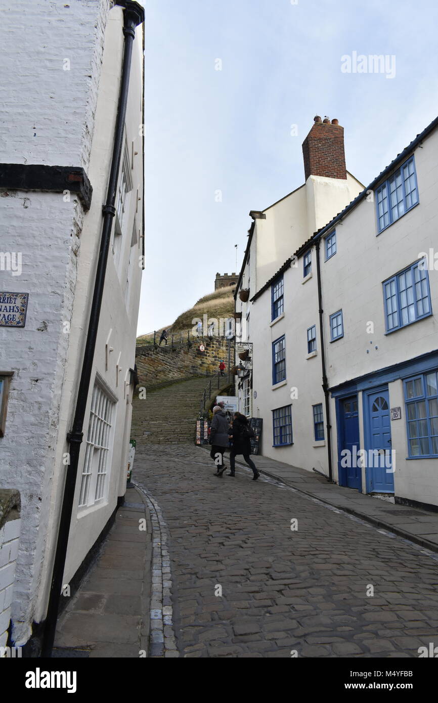 Views of Staithes and Whitby Stock Photo - Alamy