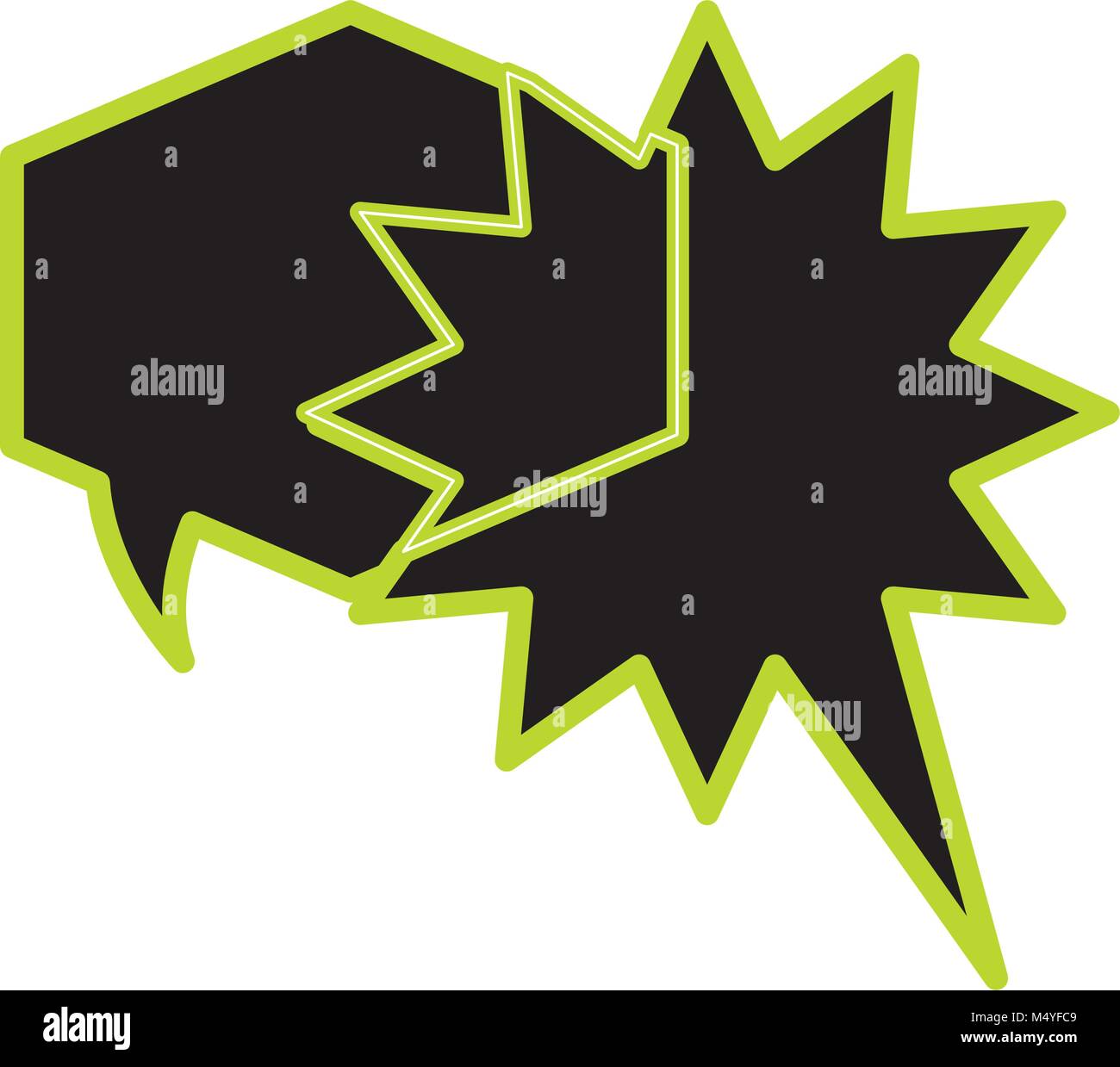 Speech bubbles chat design Stock Vector Image & Art - Alamy