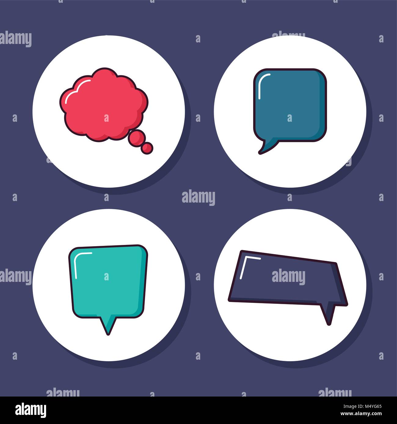 speech bubbles design Stock Vector Image & Art - Alamy