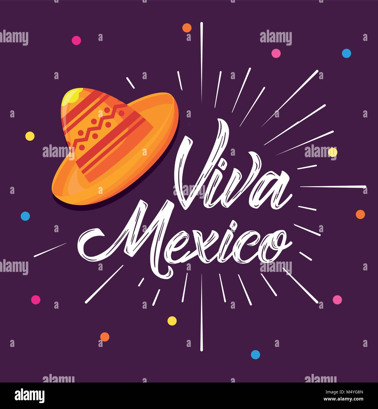 Viva mexico design Stock Vector Image & Art - Alamy