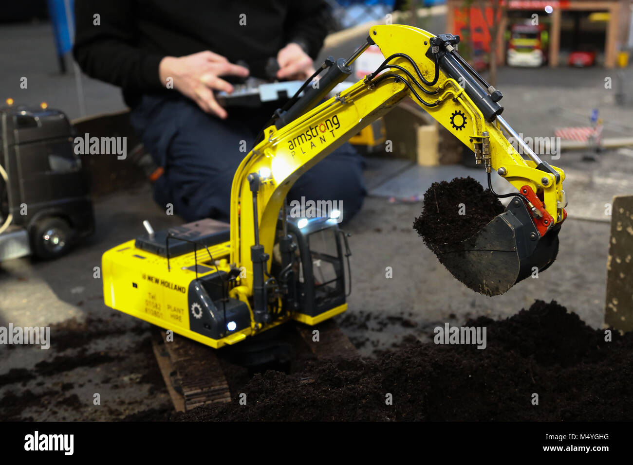 Hobbyists visit the London Model Engineering Exhibition at the ...