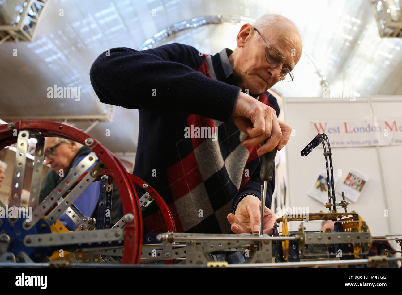 Hobbyists visit the London Model Engineering Exhibition at the ...