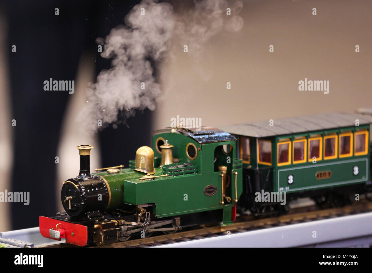 Hobbyists visit the London Model Engineering Exhibition at the ...
