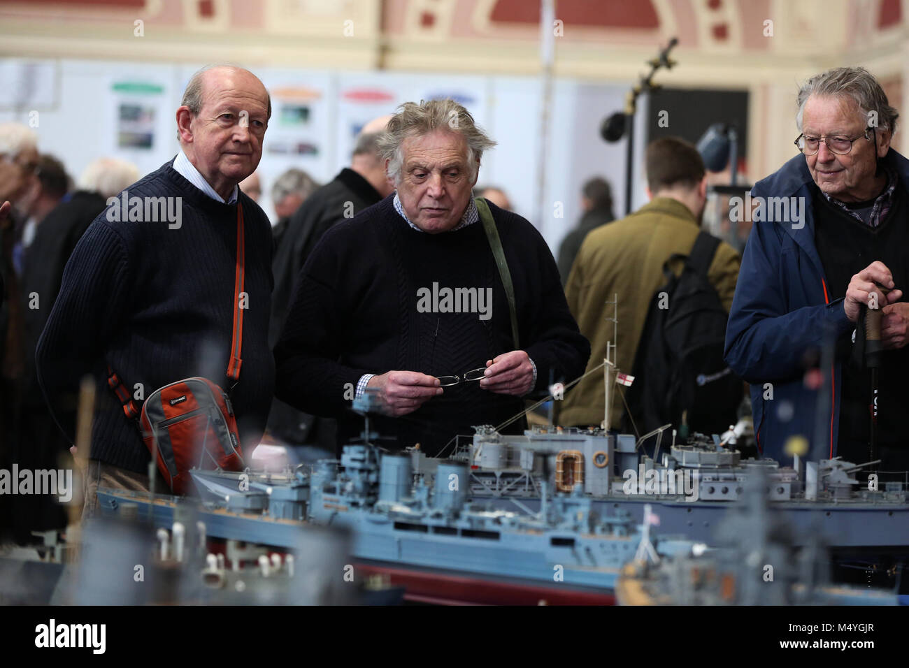 Hobbyists visit the London Model Engineering Exhibition at the ...
