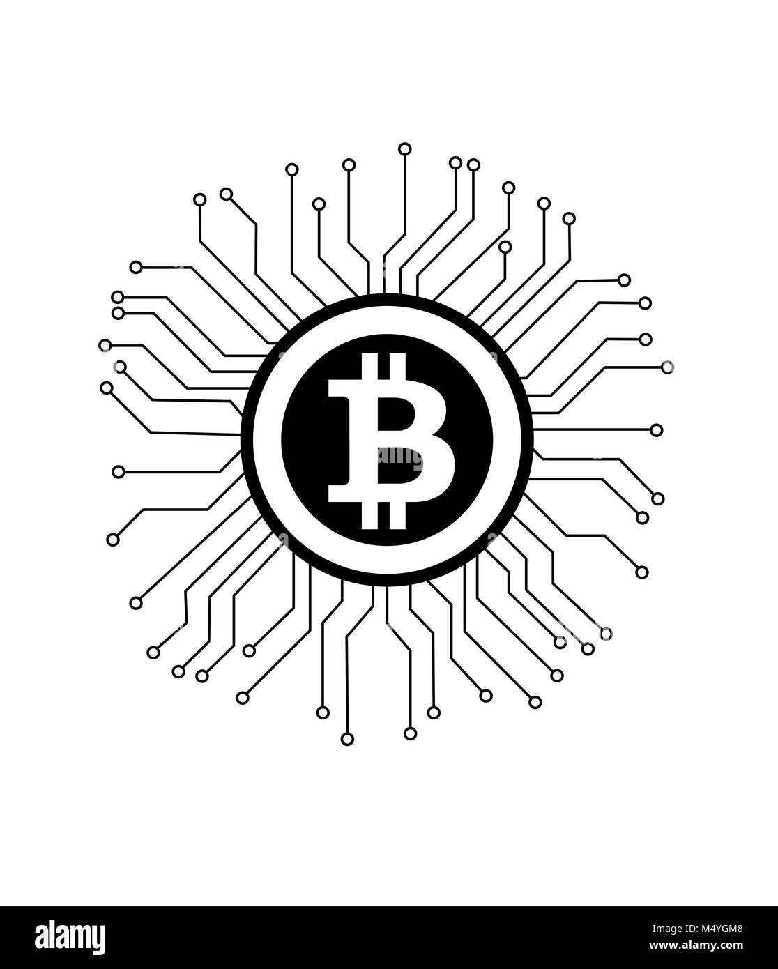 Bitcoin digital cryptocurrency logo, vector illustration Stock Vector ... Bitcoin digital cryptocurrency logo, vector illustration Stock Vector ...