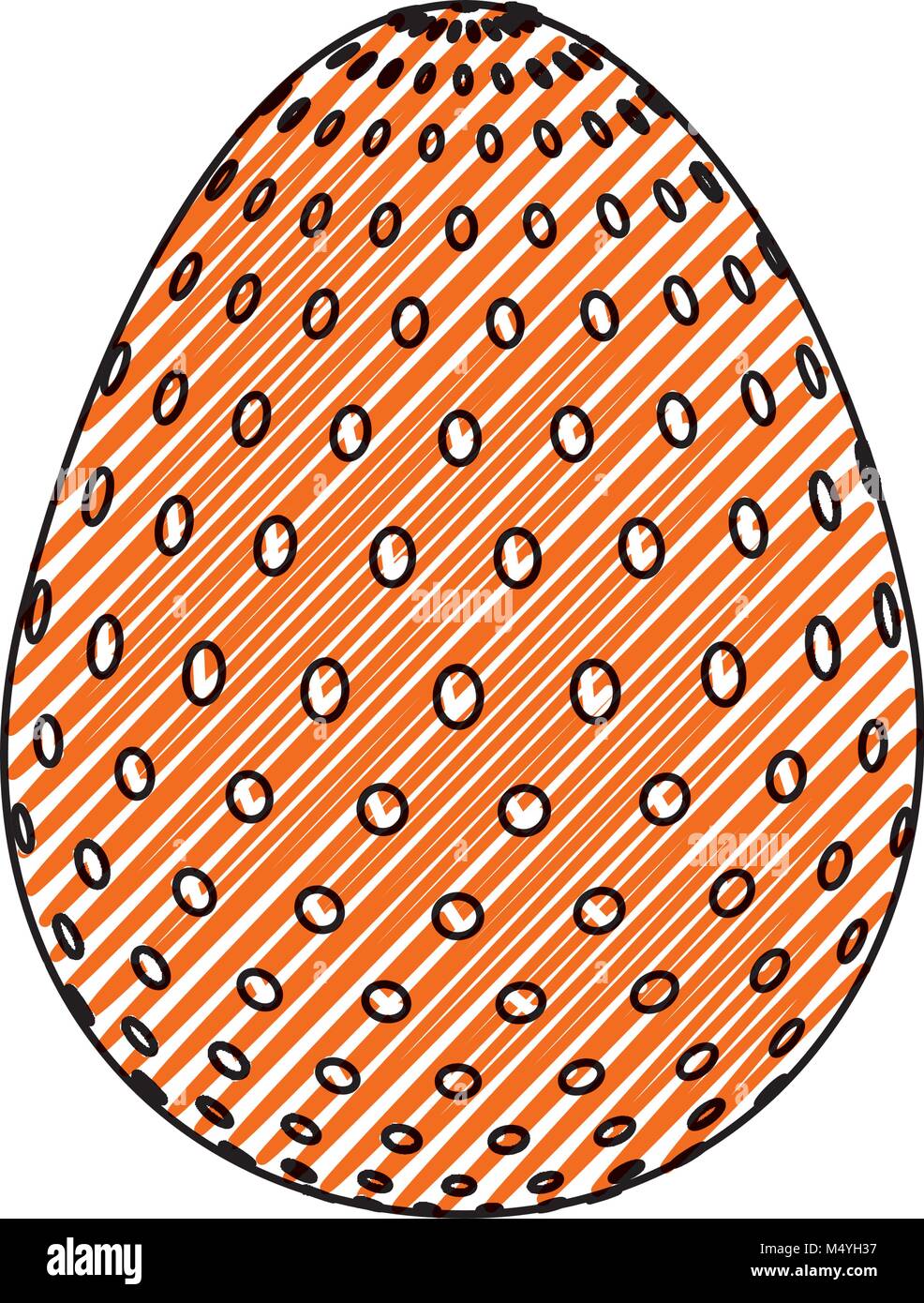 decorative easter egg ornament dotted Stock Vector Image & Art - Alamy