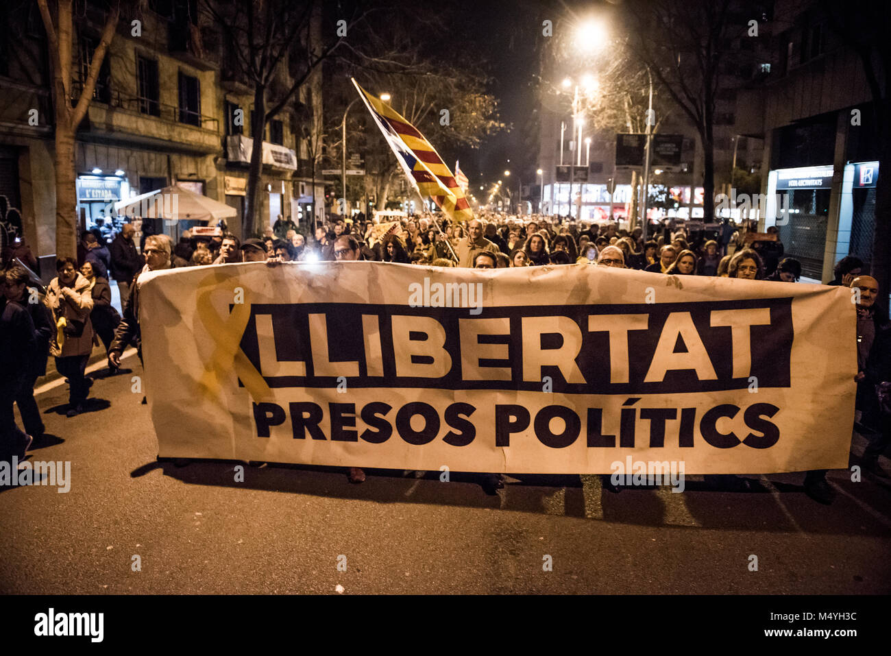 Free Catalonia,demonstration,protest against Spanish government attacks ...