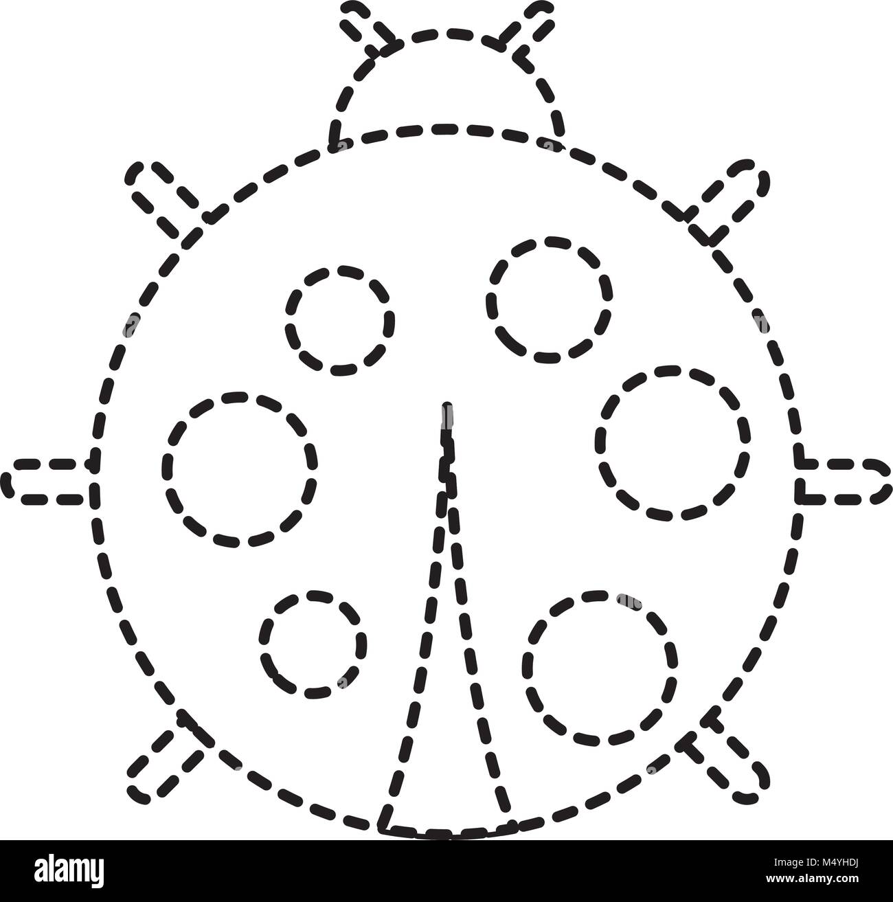 cute ladybug dotted animal insect wildlife Stock Vector Image & Art - Alamy