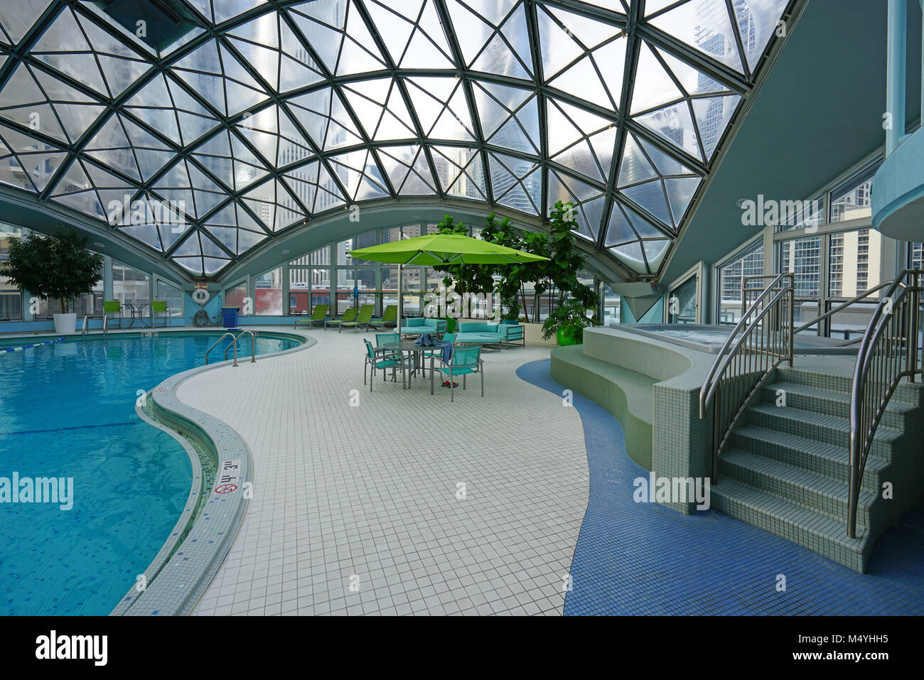 View of the 400 East Randolph condominium building in the New East Side ...