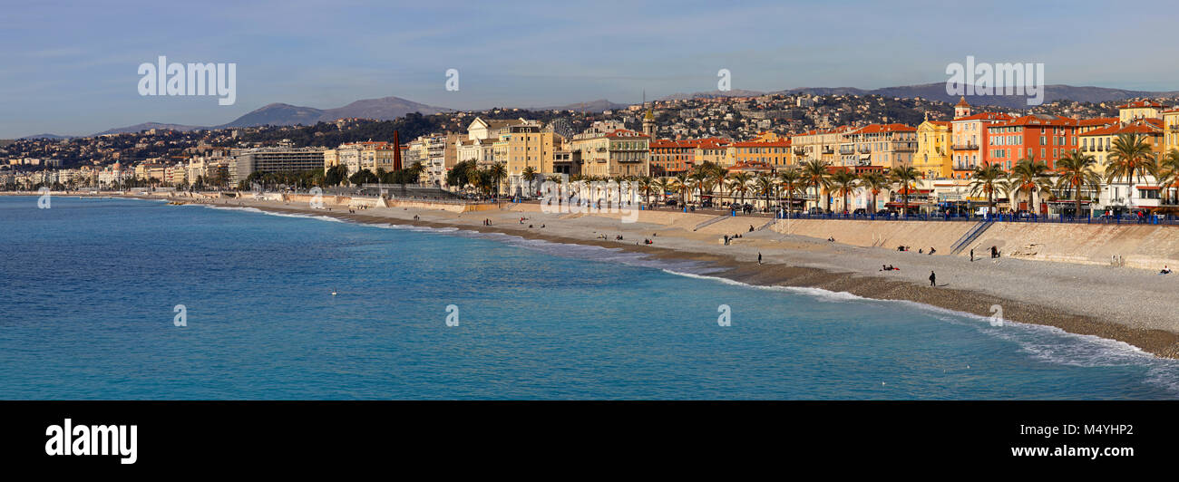 French Riviera Nice Stock Photo - Alamy