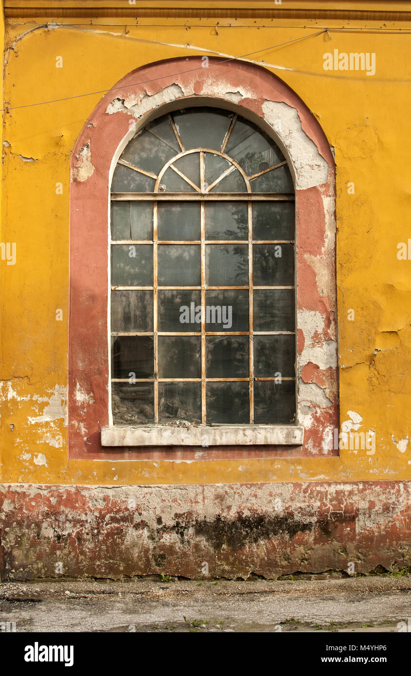 Old grunge glass window Stock Photo - Alamy