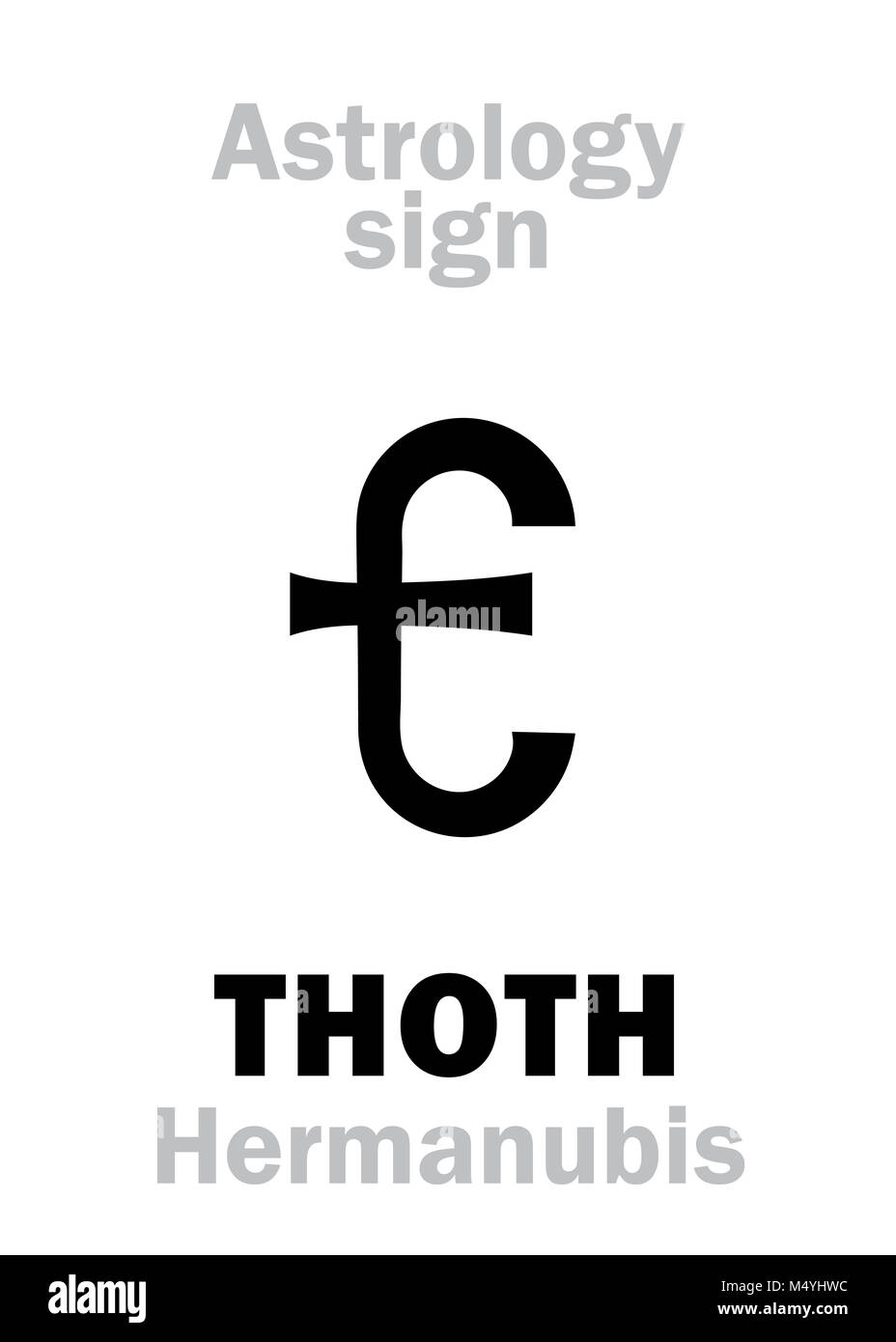 Thoth and osiris Cut Out Stock Images & Pictures - Alamy