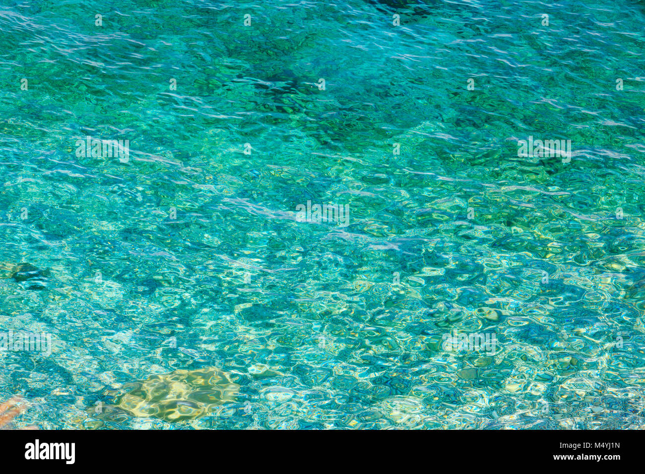 Sea flowing water surface Stock Photo - Alamy