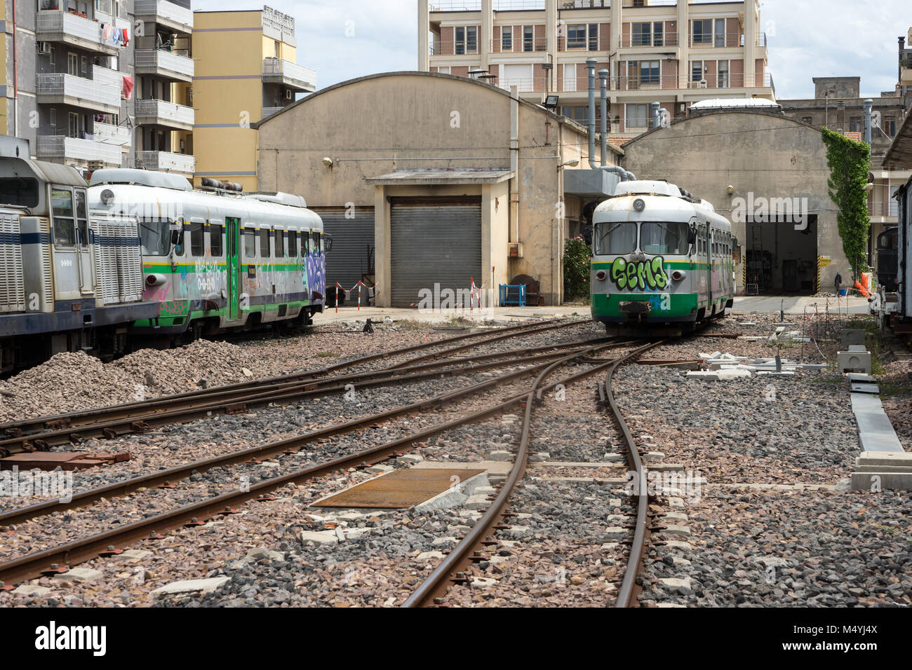 Railway Station of Macomer, Sardegna Stock Photo - Alamy