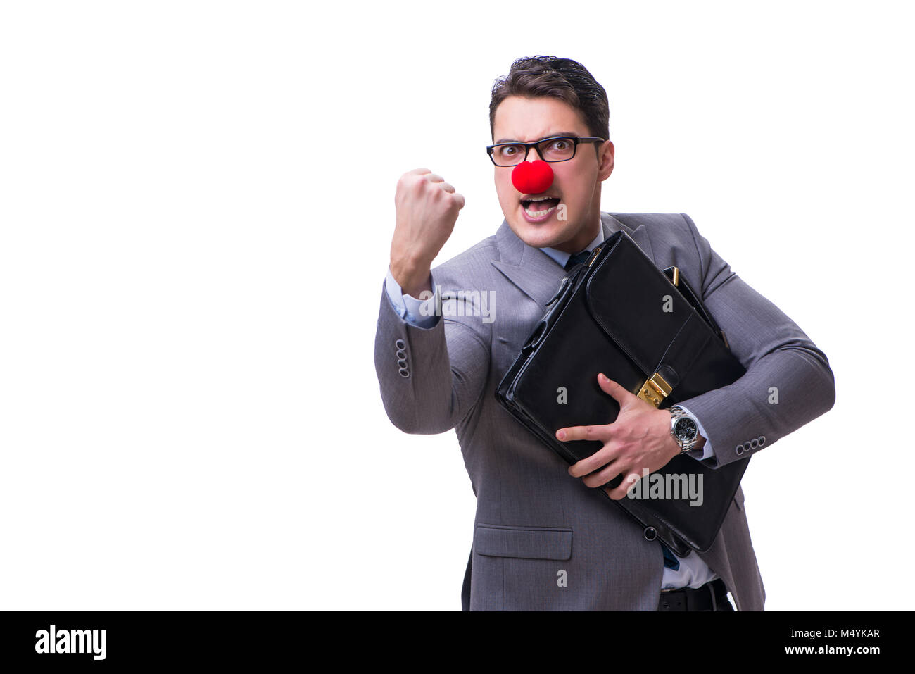 Funny man suitcase showing hi-res stock photography and images - Alamy