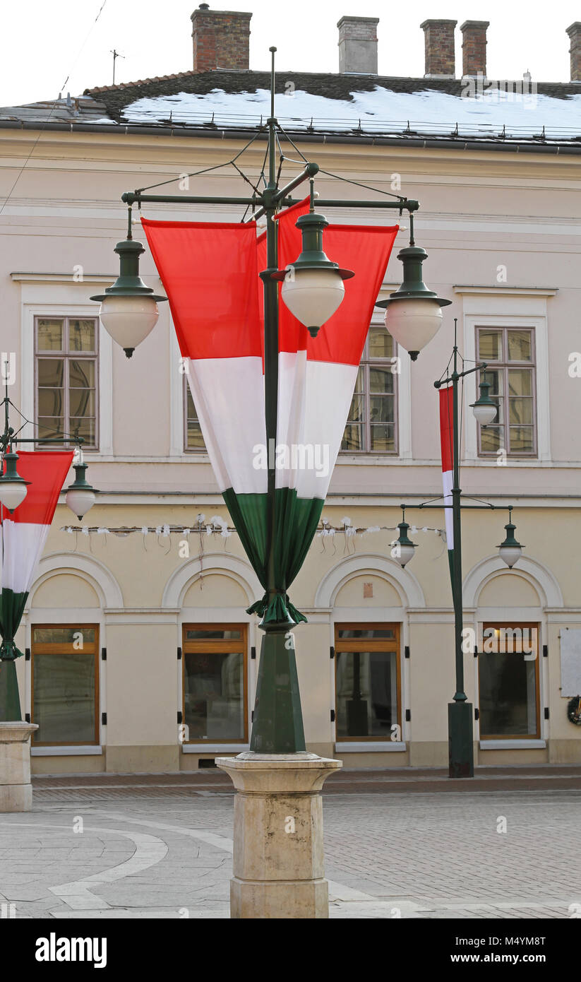 Lampost flag hi-res stock photography and images - Alamy