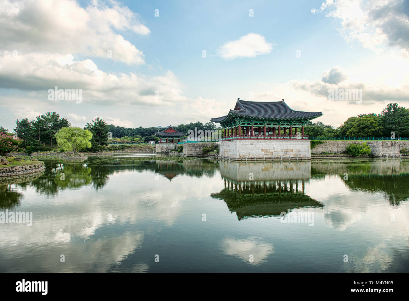 Donggung Palace and Wolji Pond in Gyeongju, South Korea Stock Photo - Alamy