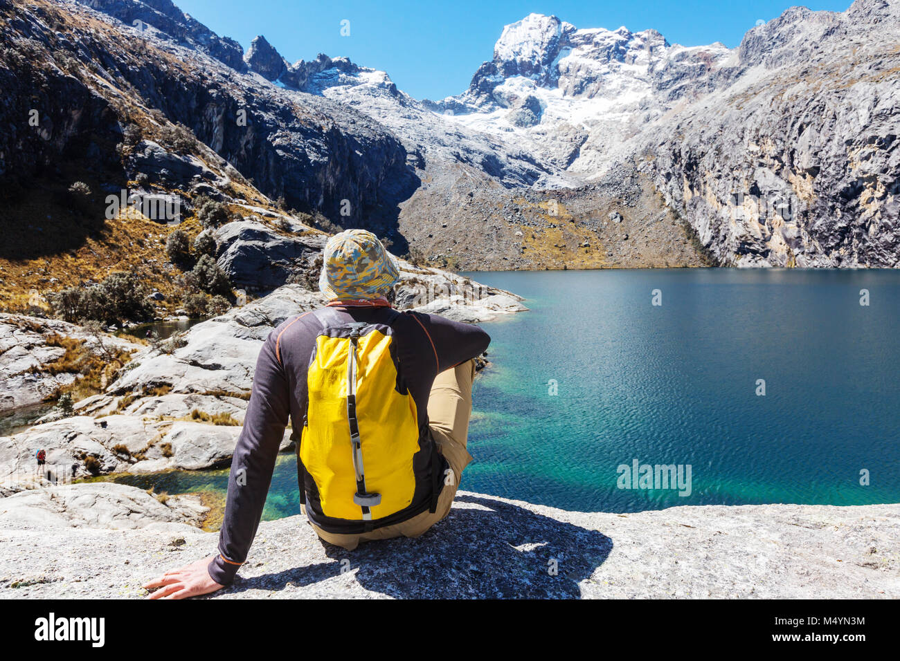 Hike in Peru Stock Photo - Alamy