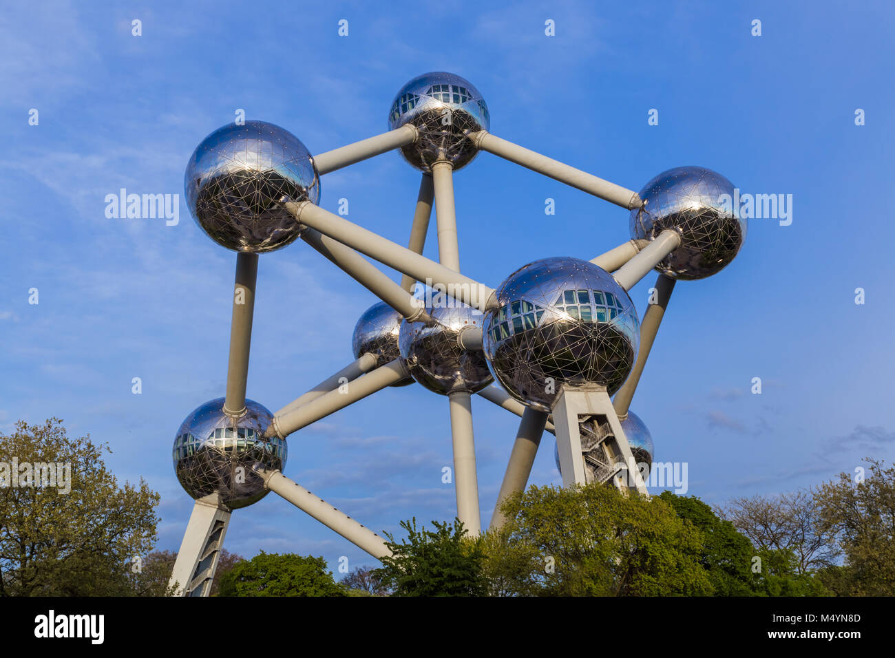 Atomium monument in Brussels Belgium Stock Photo - Alamy