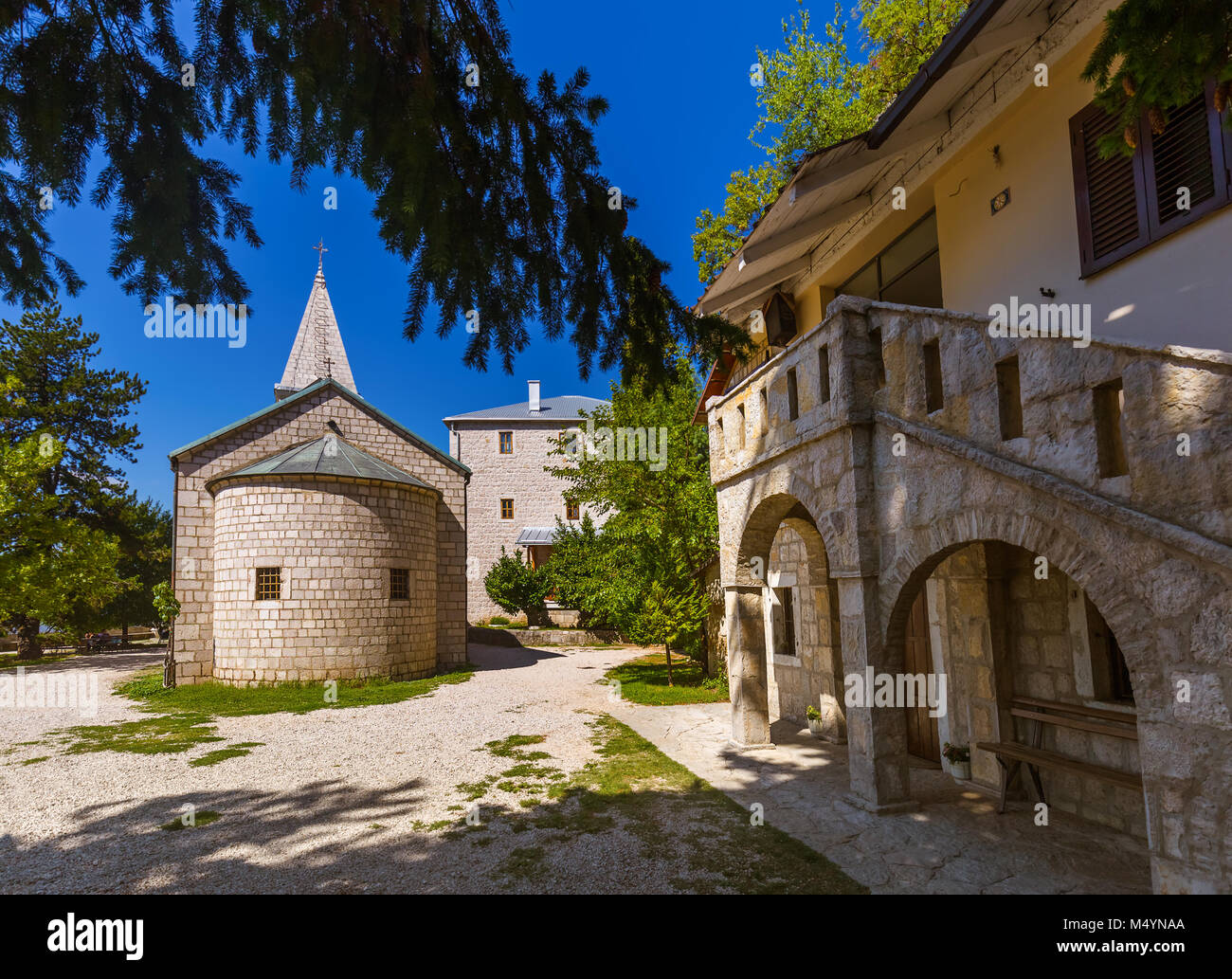 Ostrog monastery - Montenegro Stock Photo - Alamy