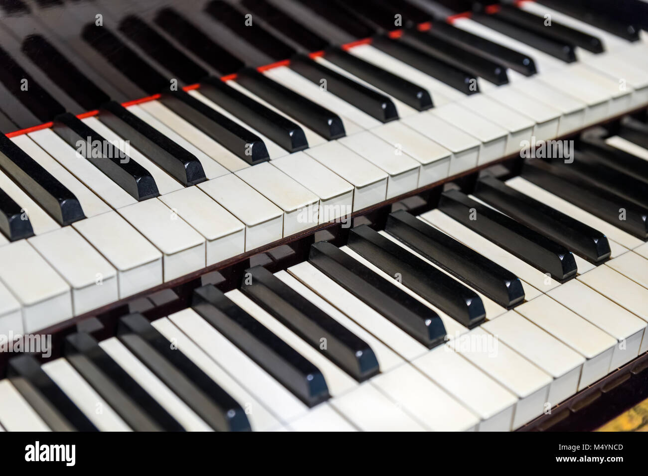 Piano keyboard music background hi-res stock photography and images - Alamy