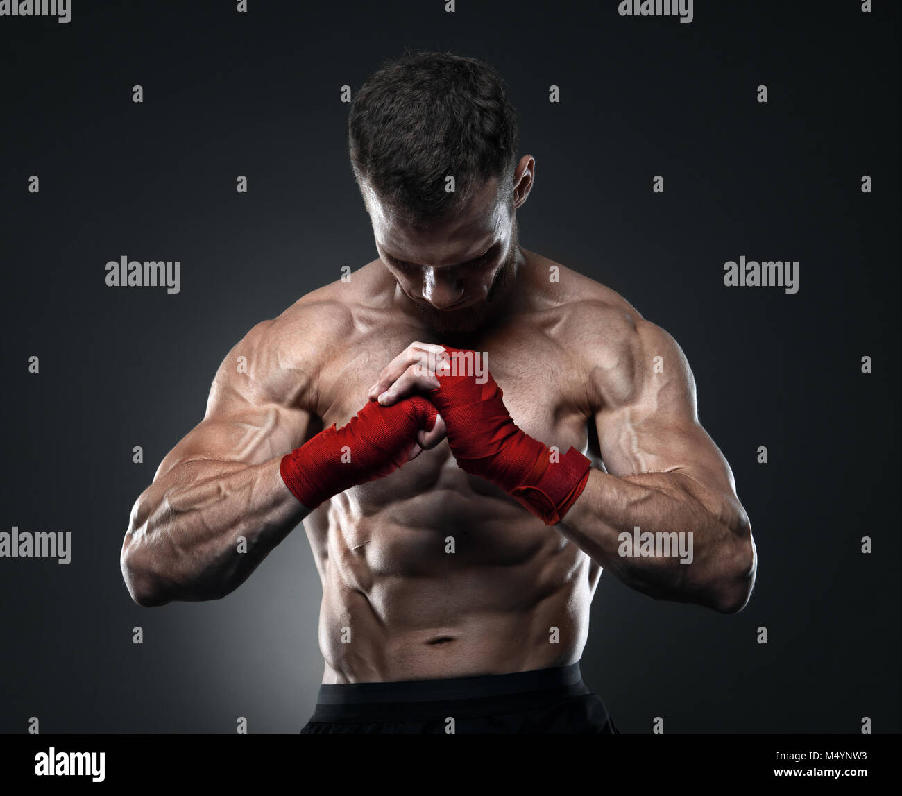 Mma fighter male hi-res stock photography and images - Alamy