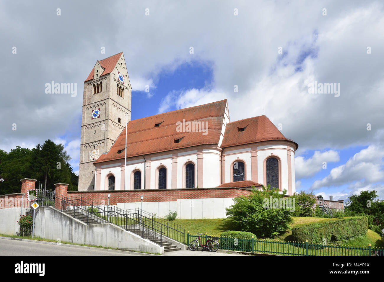 Church in Leeder Stock Photo - Alamy
