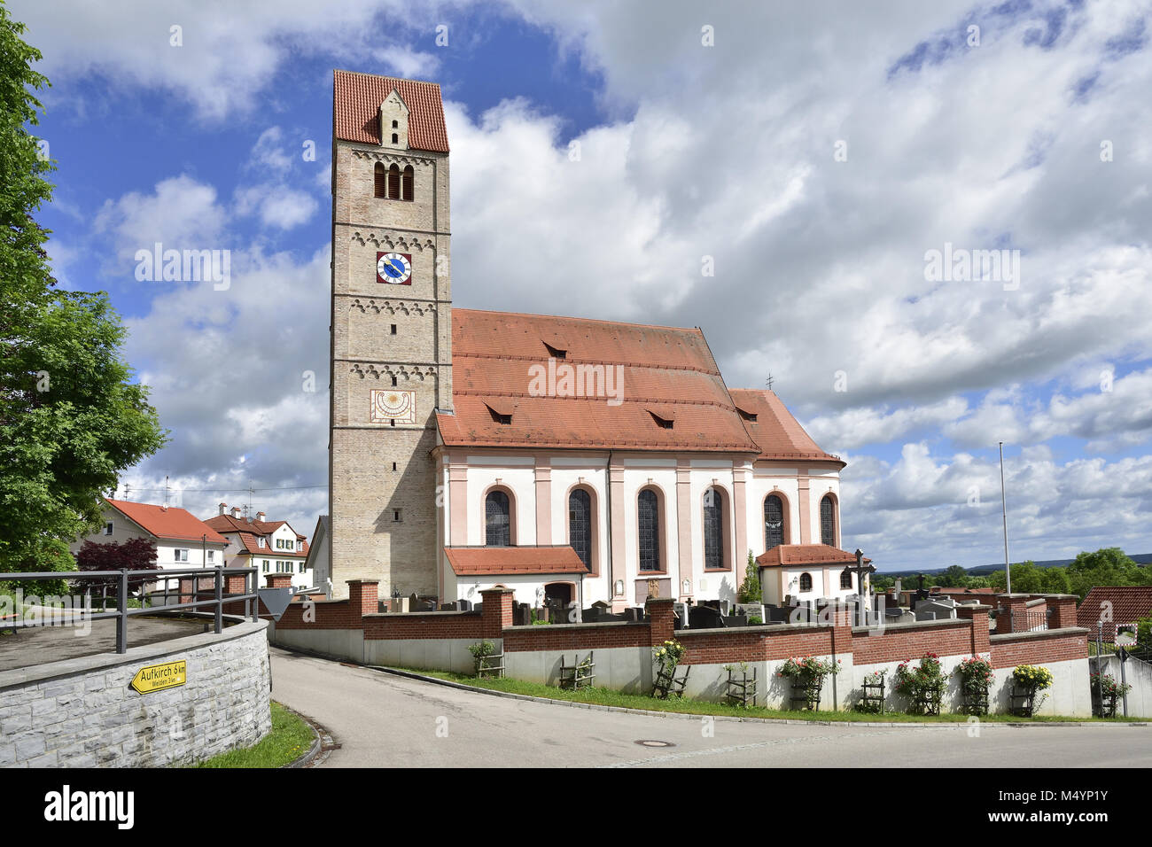 Church in Leeder Stock Photo - Alamy