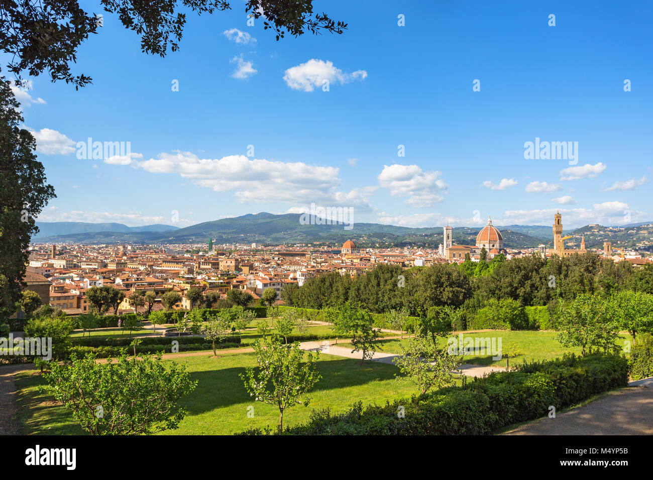 Aerial view of boboli gardens hi-res stock photography and images - Alamy