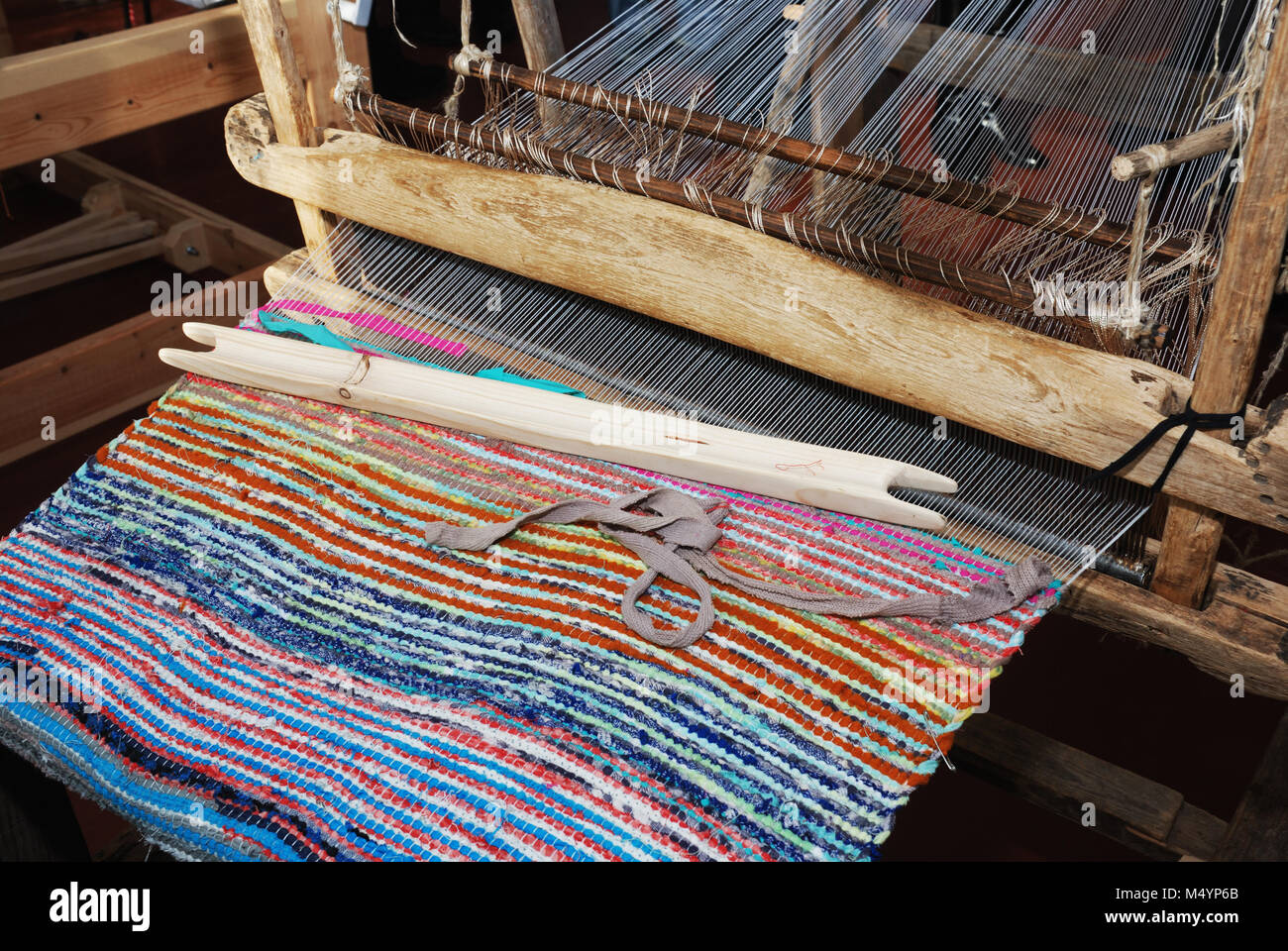 Treadle loom hi-res stock photography and images - Alamy