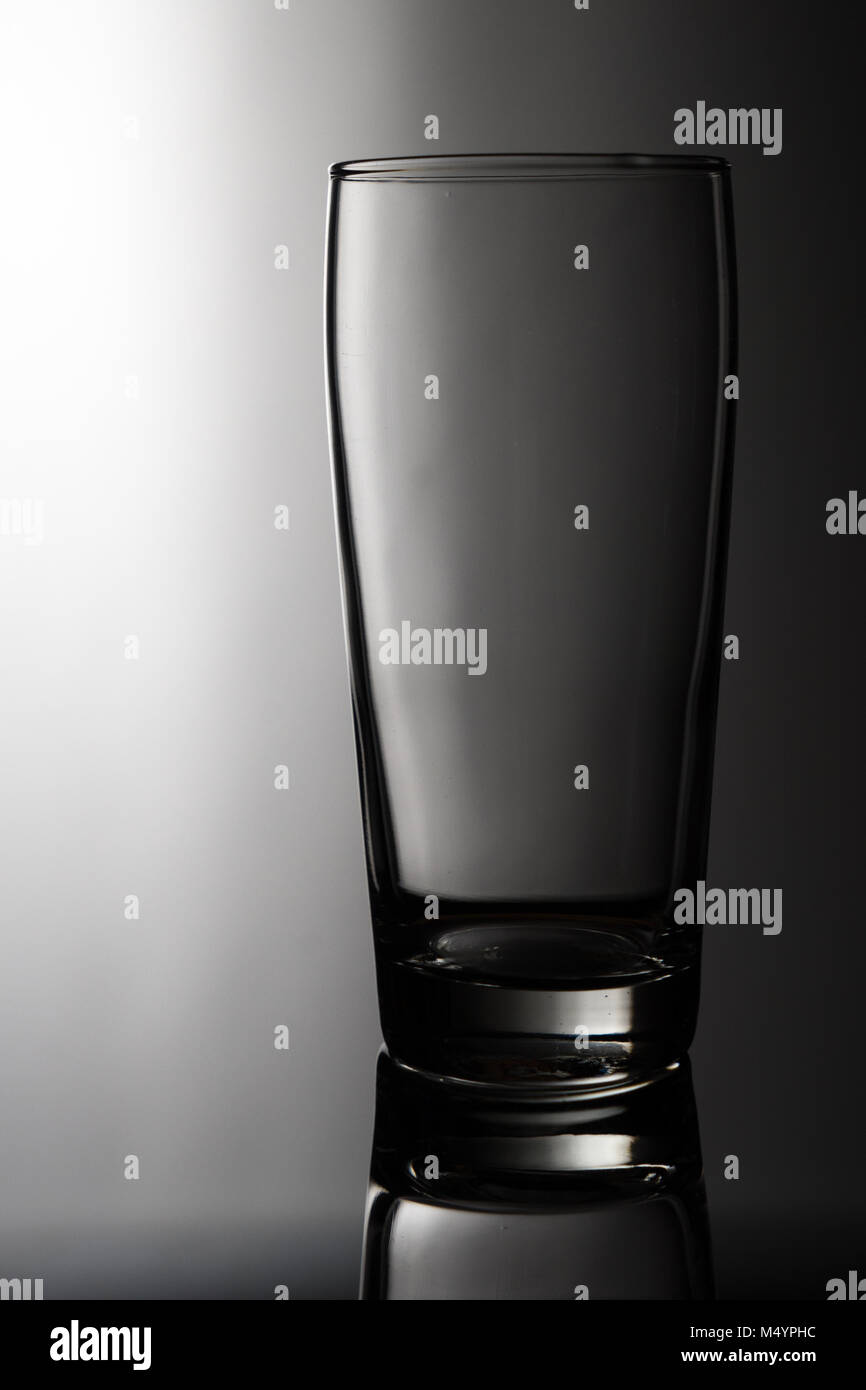 Beer Glass monochrome Stock Photo - Alamy