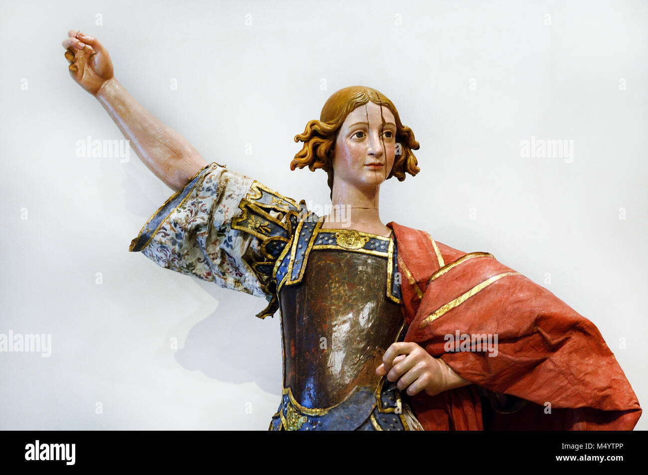 Angel by anonymous master castile 17th century spain hi-res stock ...