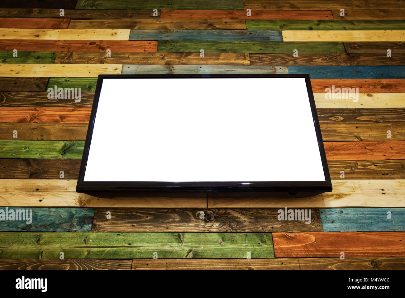 Lcd tv green screen hanging hi-res stock photography and images - Alamy