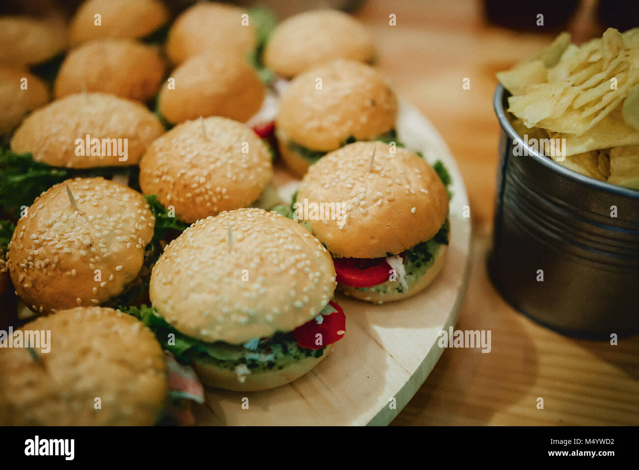 Burger buffet hi-res stock photography and images - Alamy