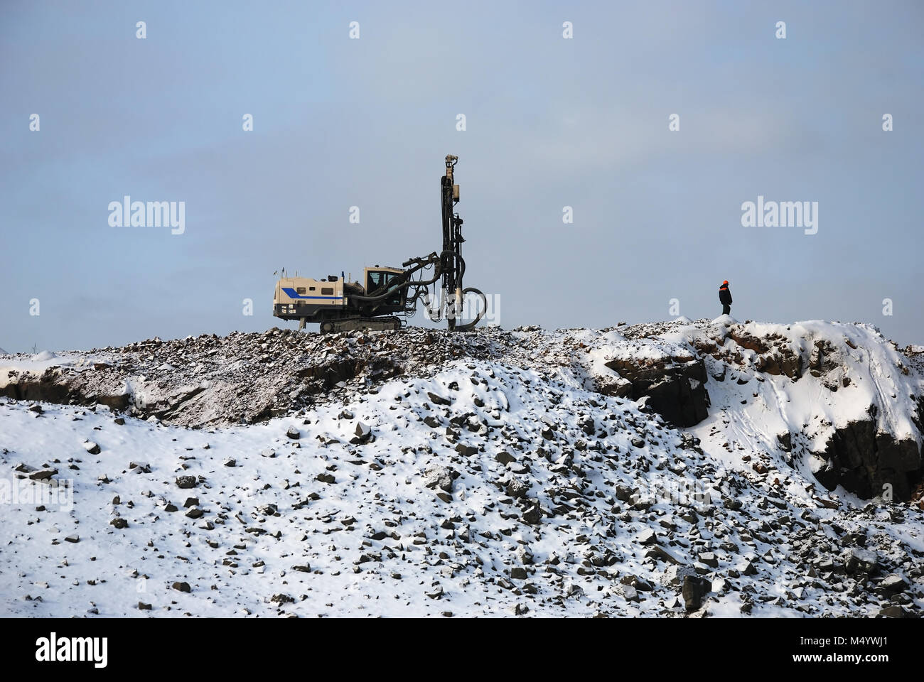 Production of building stone quarry hi-res stock photography and images ...