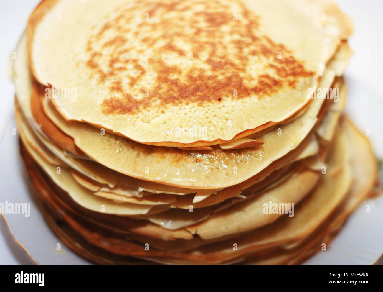 stack of hot tasty pancakes Stock Photo - Alamy