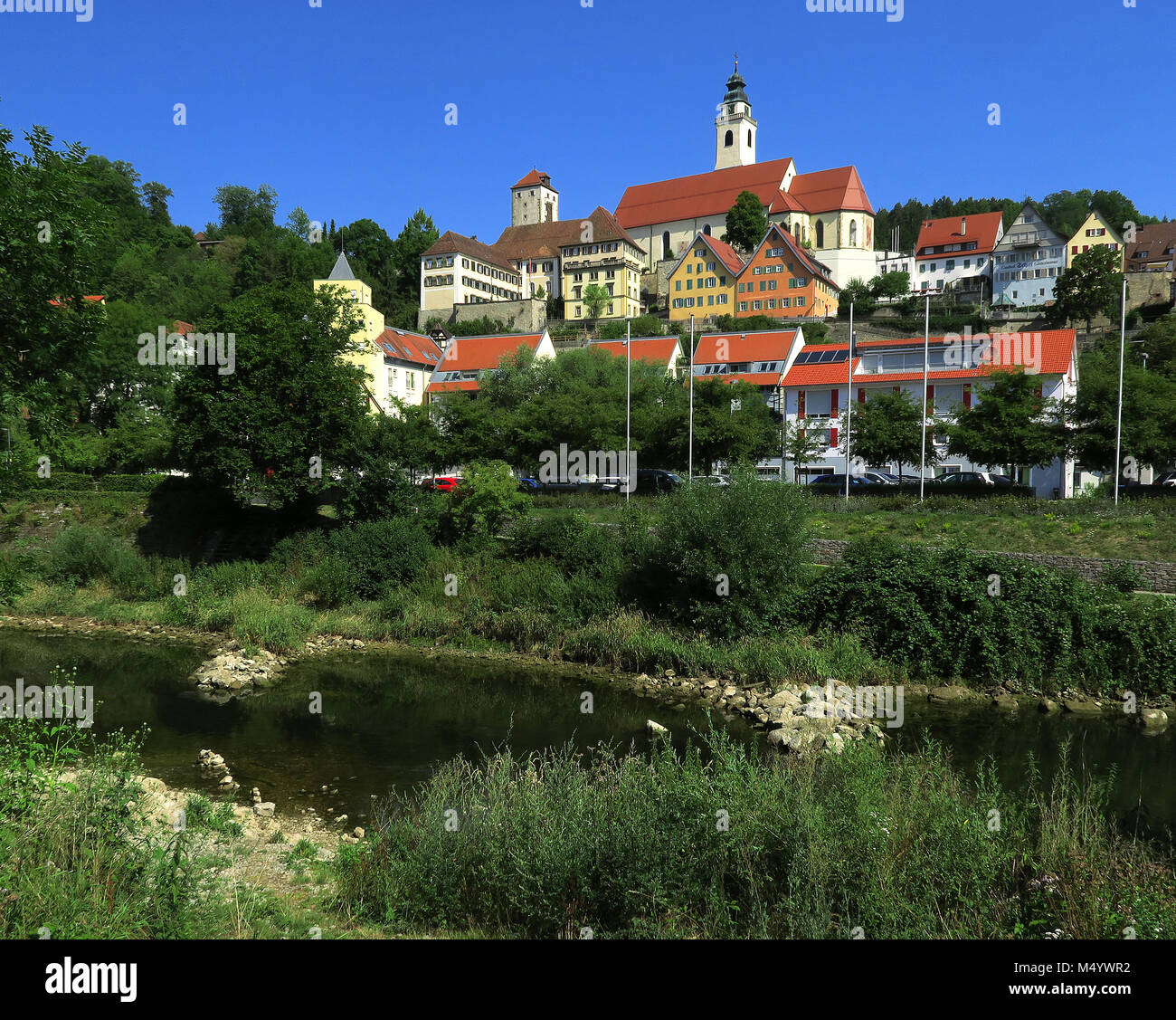 City of Horb near the River Neckar; Germany Stock Photo - Alamy