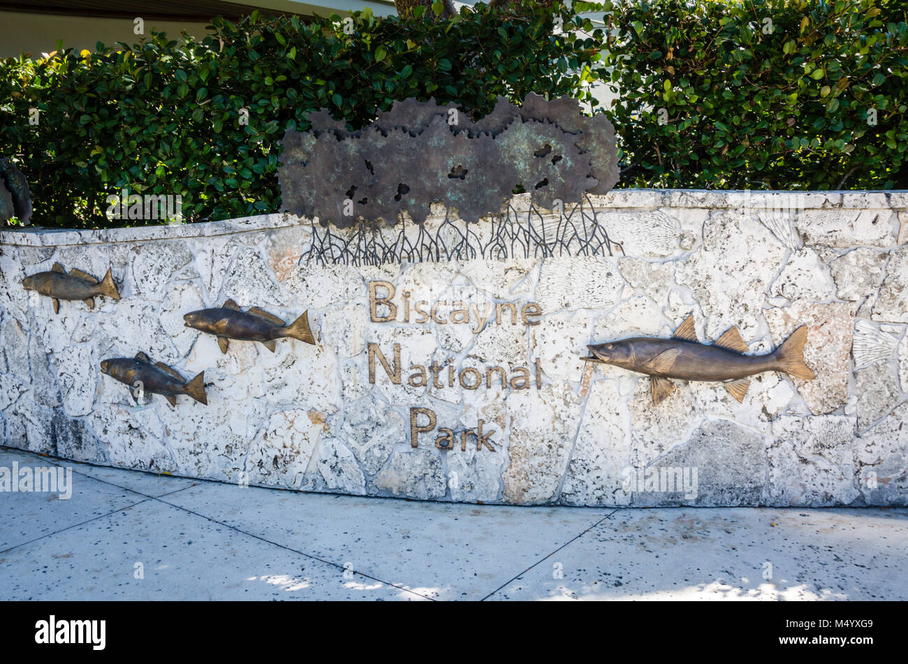 Biscayne National Park encompasses coral reefs, islands and shoreline ...