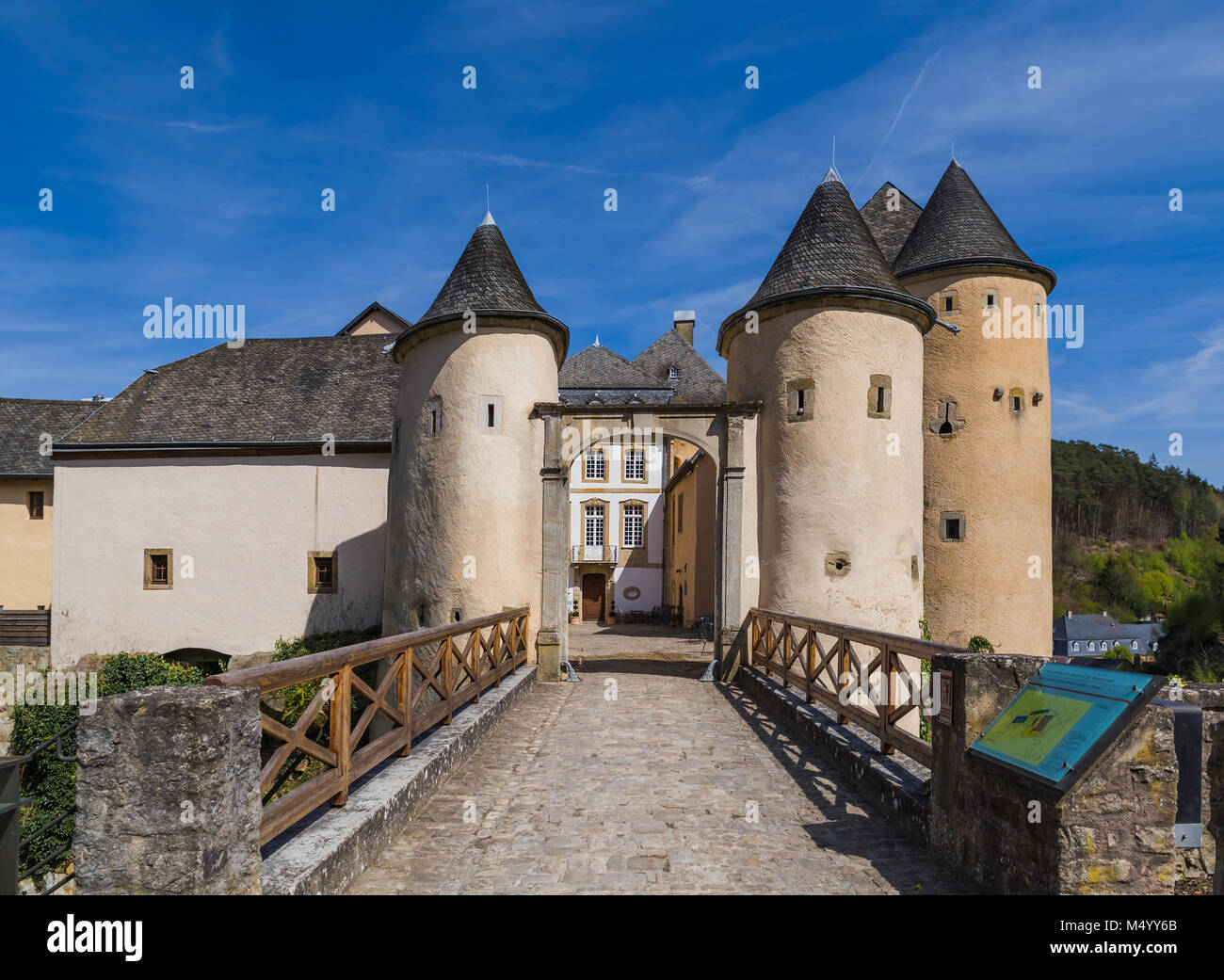Bourglinster castle in Luxembourg Stock Photo - Alamy