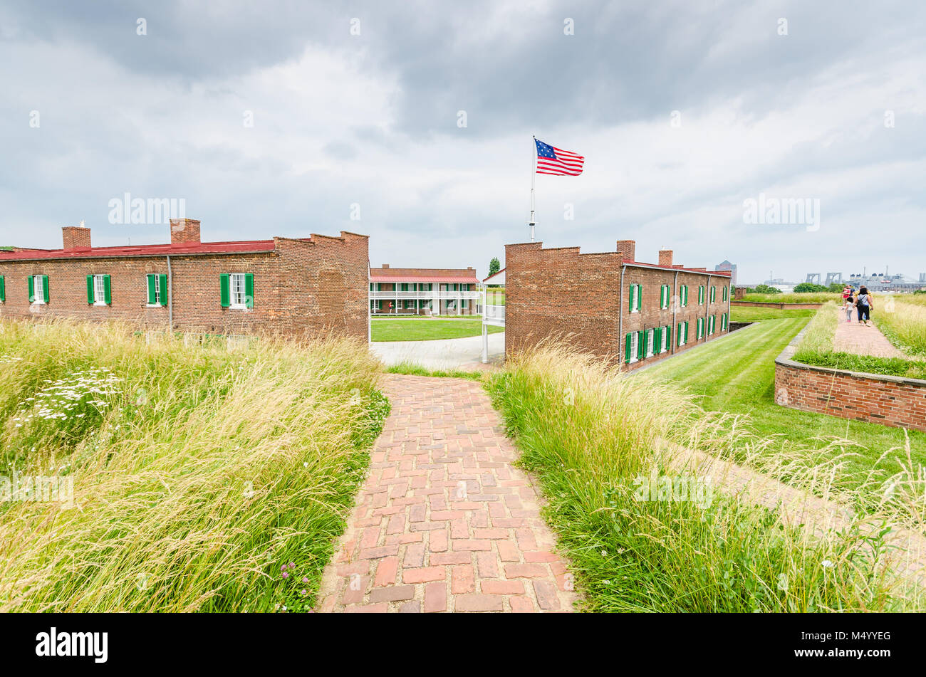 Fort McHenry, in Baltimore, Maryland, is a historical American coastal ...