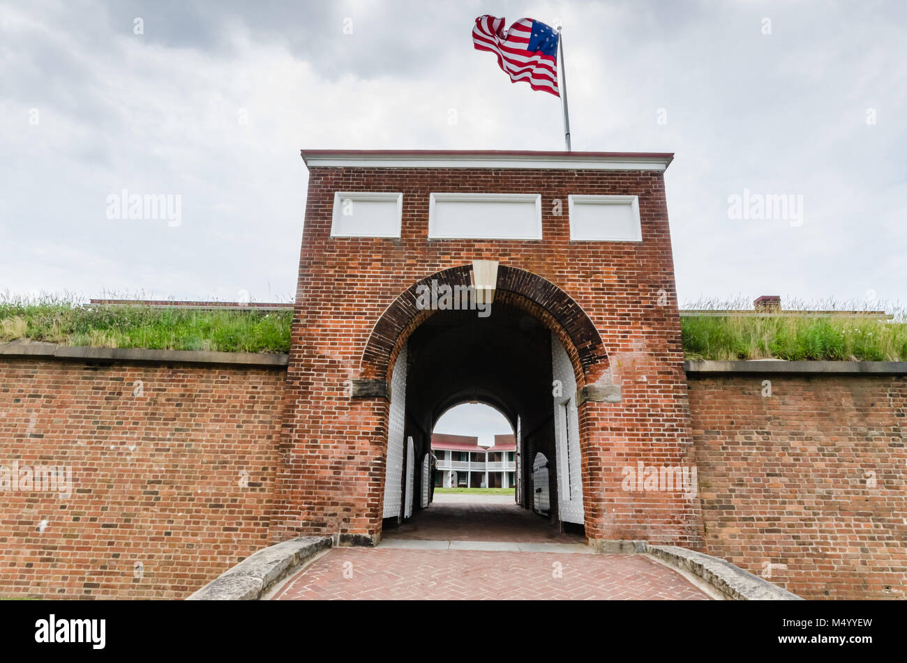 Fort McHenry, in Baltimore, Maryland, is a historical American coastal ...