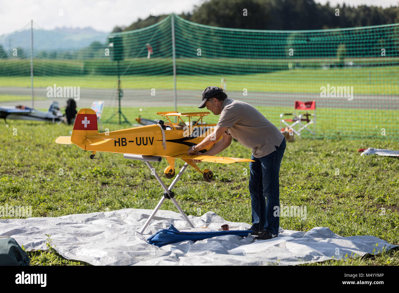 Model flying day Triengen, Lucerne, Switzerland, Europe Stock Photo - Alamy