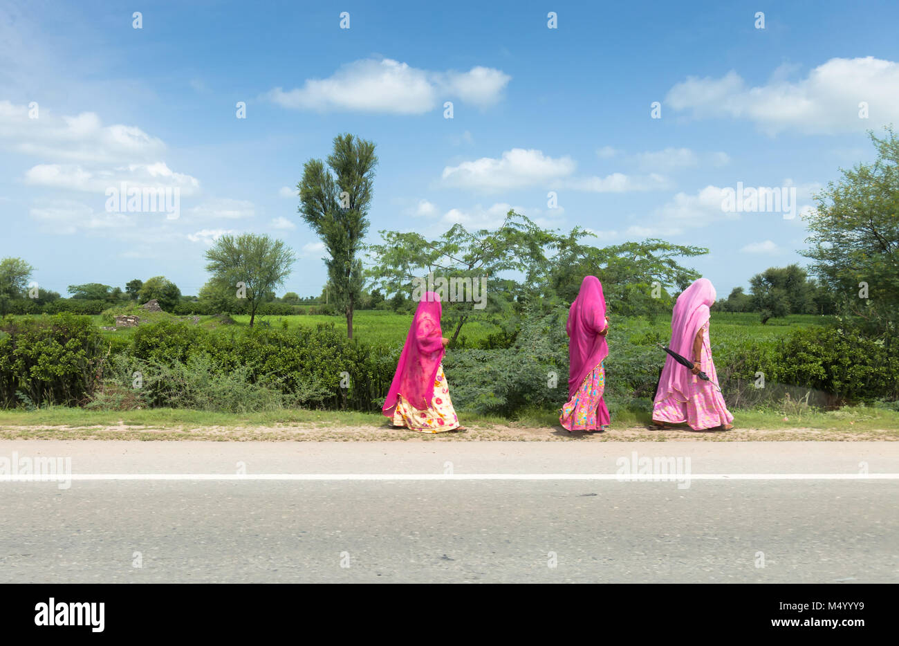 Veiled women, India Stock Photo - Alamy