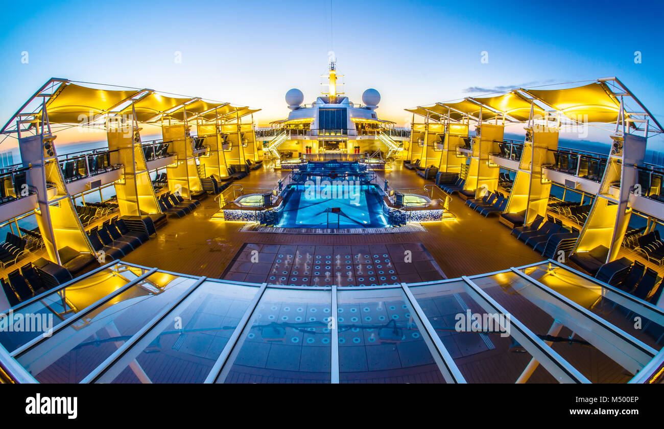 on the cruise ship Stock Photo - Alamy