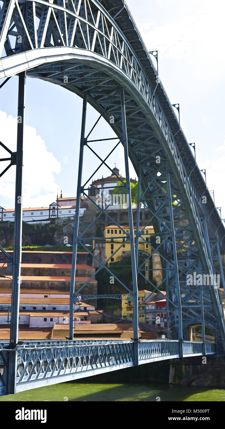 Bridge Built by Eiffel Stock Photo - Alamy