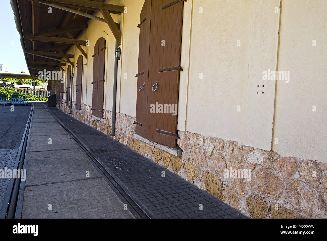 Retro Railroad Warehouse Stock Photo - Alamy