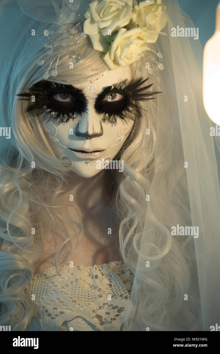 Halloween witch beautiful woman wearing hi-res stock photography and ...