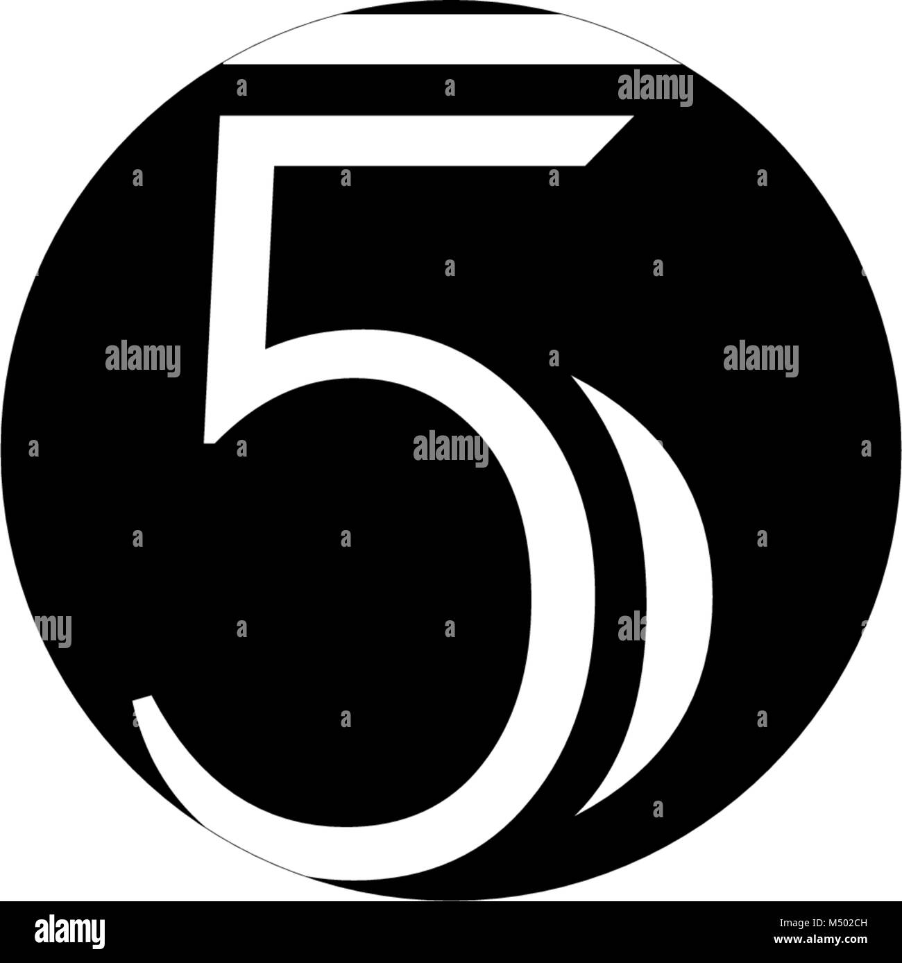 Broken number Stock Vector Images - Alamy