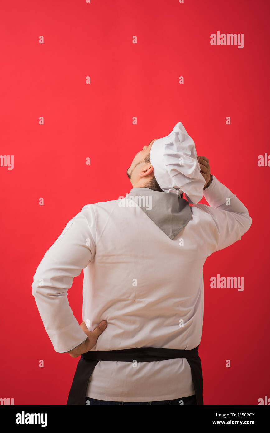 Fat man back view hi-res stock photography and images - Alamy